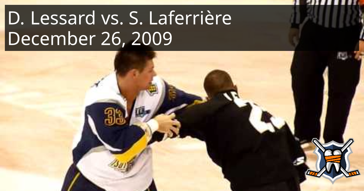 Dannick Lessard vs. Sébastien Laferrière, December 26, 2009 - Marquis ...