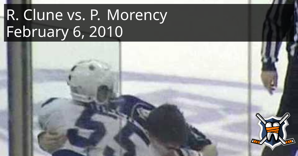 Richard Clune vs. Pascal Morency, February 6, 2010 - Manchester ...