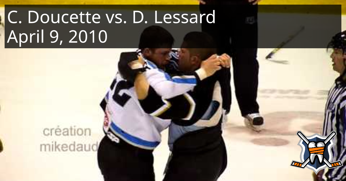 Cody Doucette vs. Dannick Lessard, April 9, 2010 - COOL-FM de Saint ...