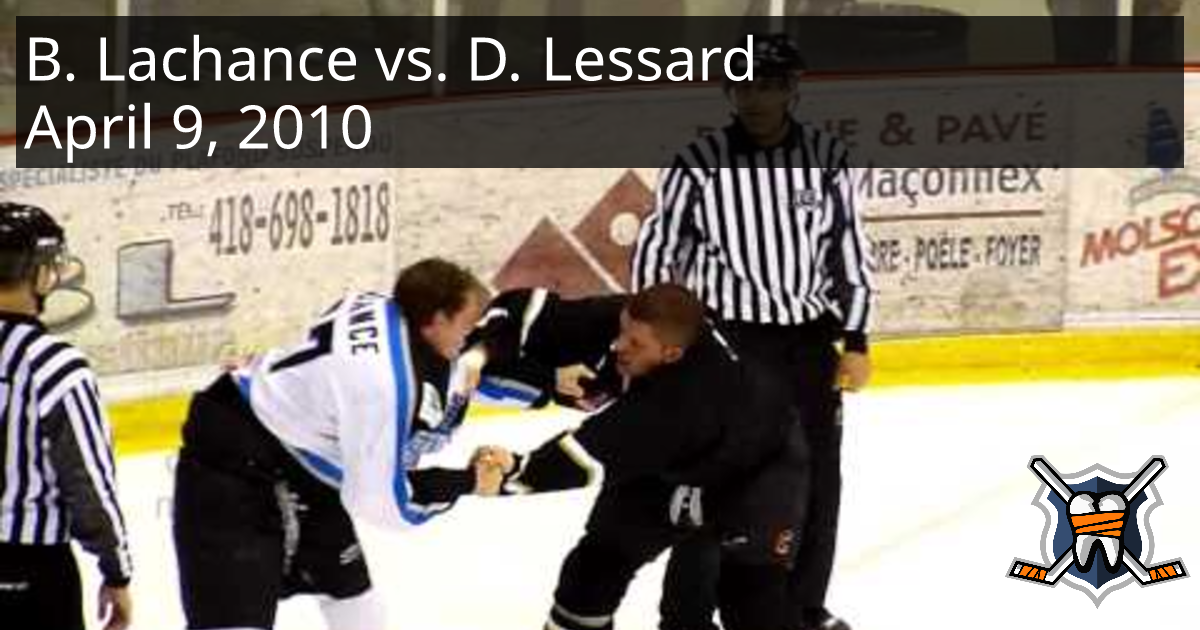 Bryan Lachance vs. Dannick Lessard, April 9, 2010 - COOL-FM de Saint ...