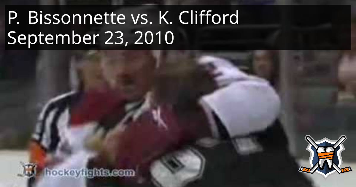 Paul Bissonnette vs. Kyle Clifford, September 23, 2010 - Arizona ...