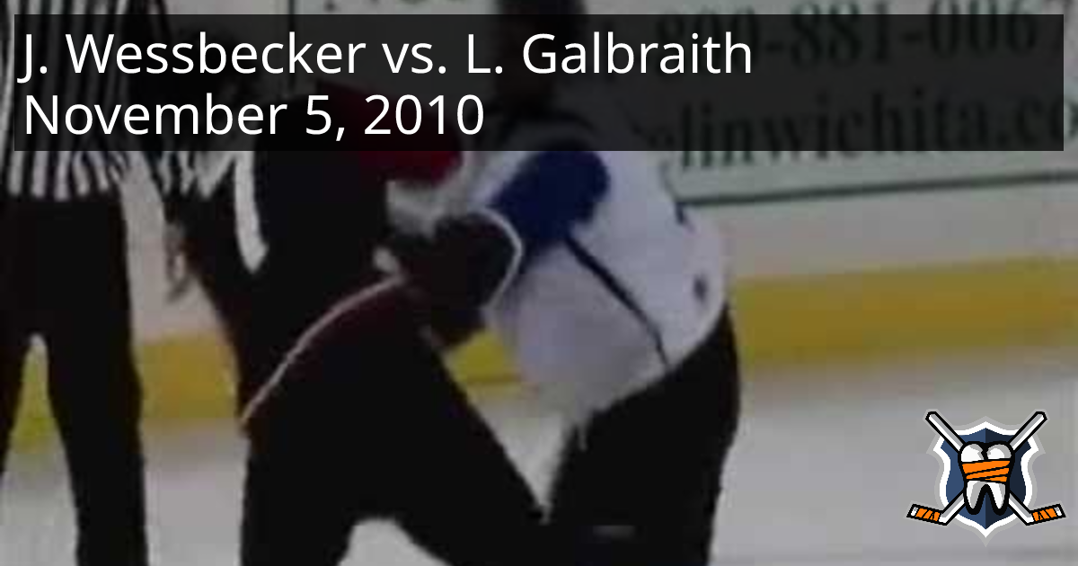 John Wessbecker vs. Lance Galbraith, November 5, 2010 - Arizona Sundogs ...