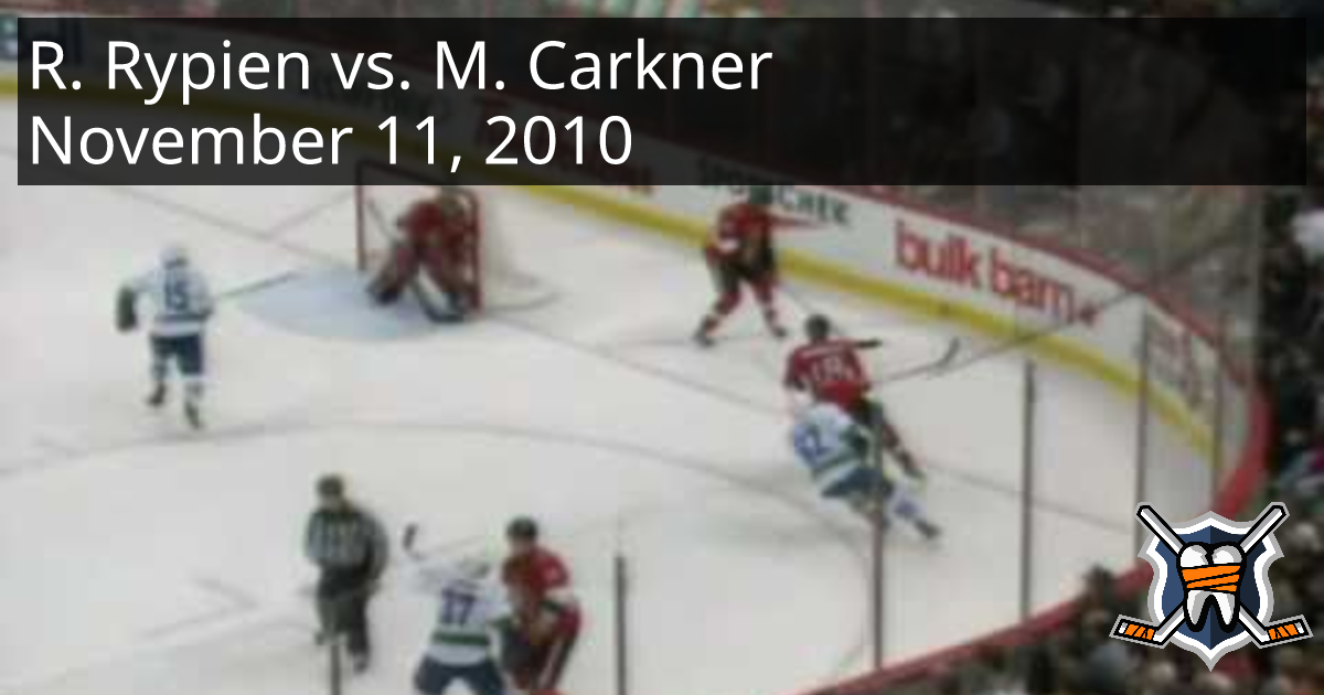 Rick Rypien vs. Matt Carkner, November 11, 2010 - Vancouver Canucks vs ...