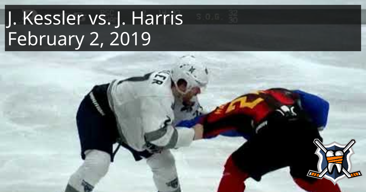 Jesse Kessler vs. Josh Harris, February 2, 2019 - Pensacola Ice Flyers ...