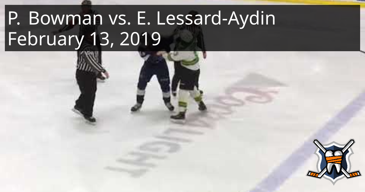 Parker Bowman vs. Emil Lessard-Aydin, February 13, 2019 - Rimouski ...