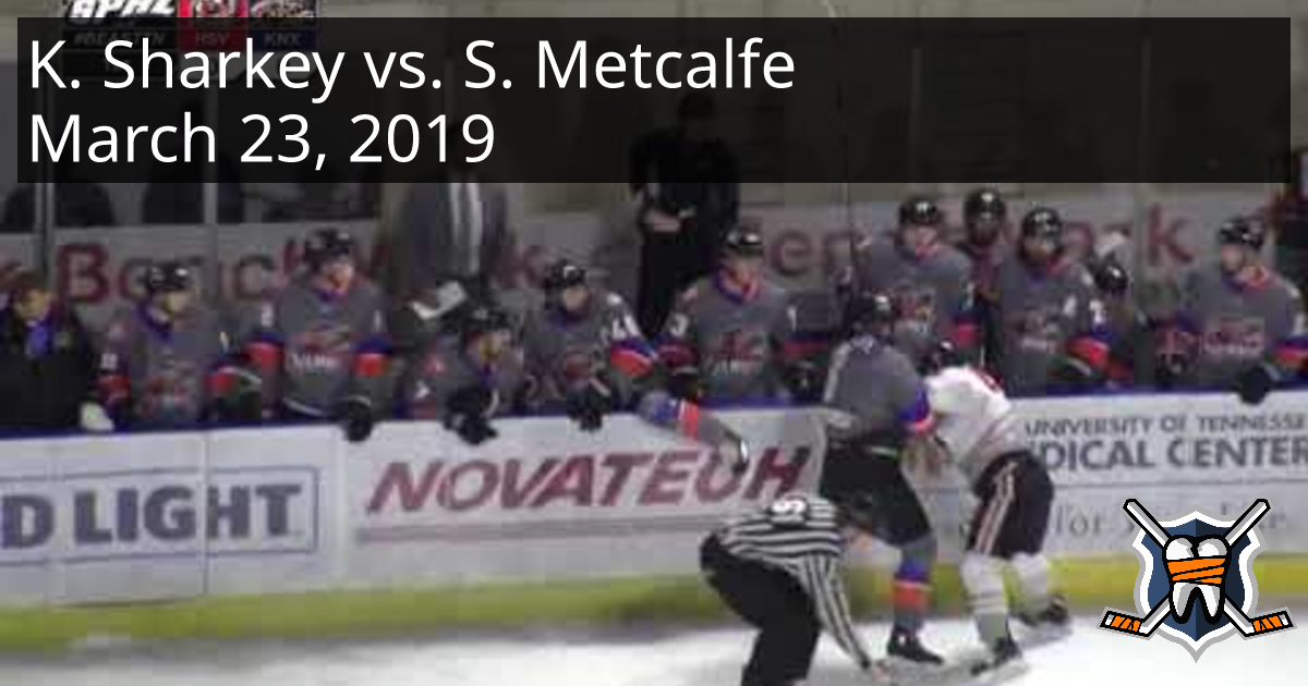 Kyle Sharkey vs. Spencer Metcalfe, March 23, 2019 - Huntsville Havoc vs ...