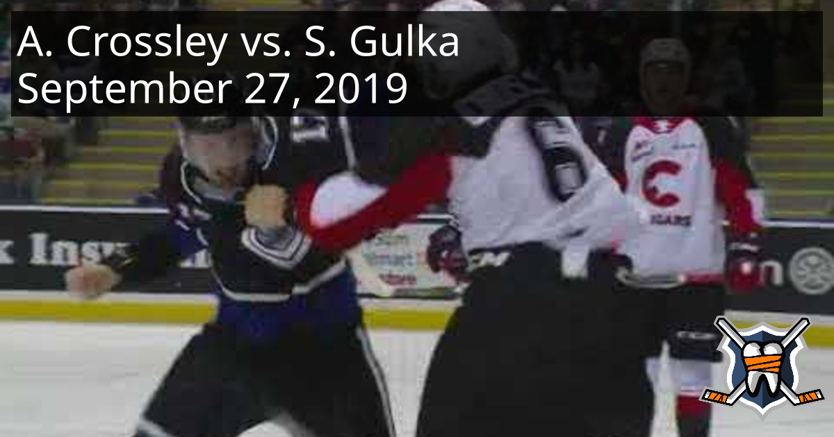 Austin Crossley vs. Sean Gulka, September 27, 2019 - Prince George ...