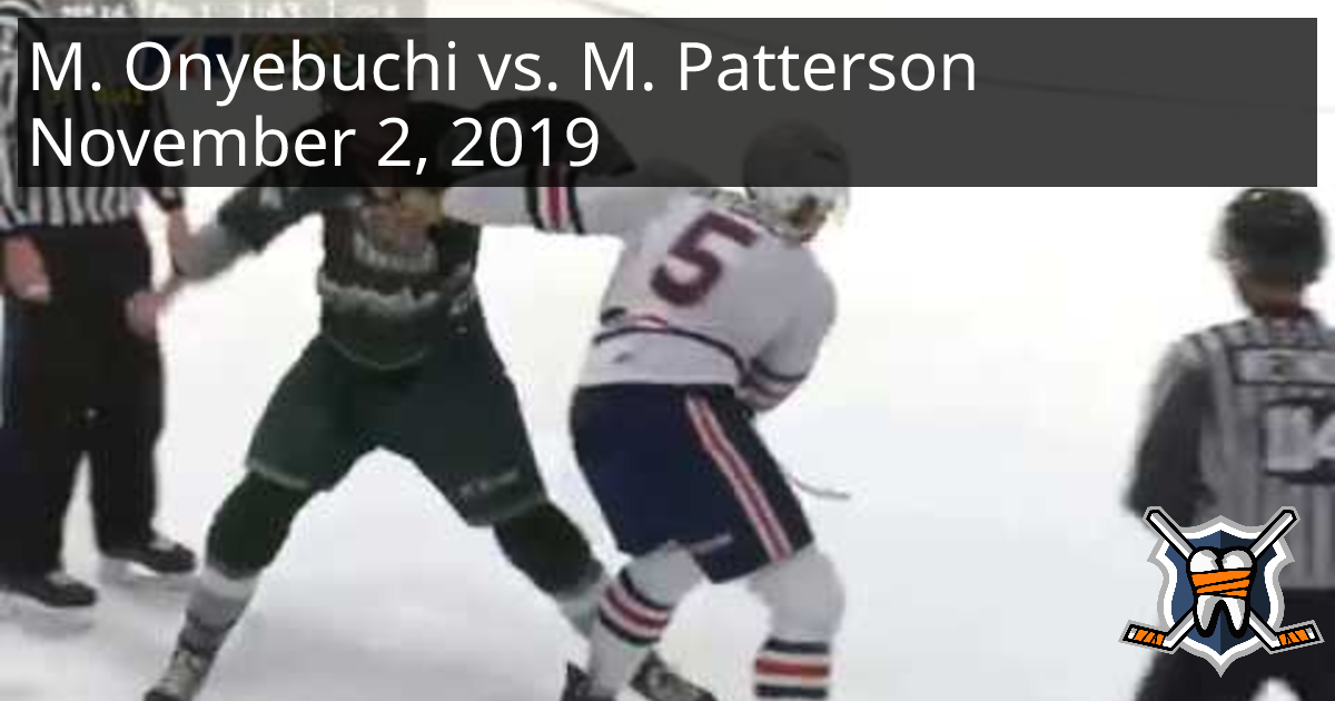Montana Onyebuchi vs. Max Patterson, November 2, 2019 - Kamloops ...