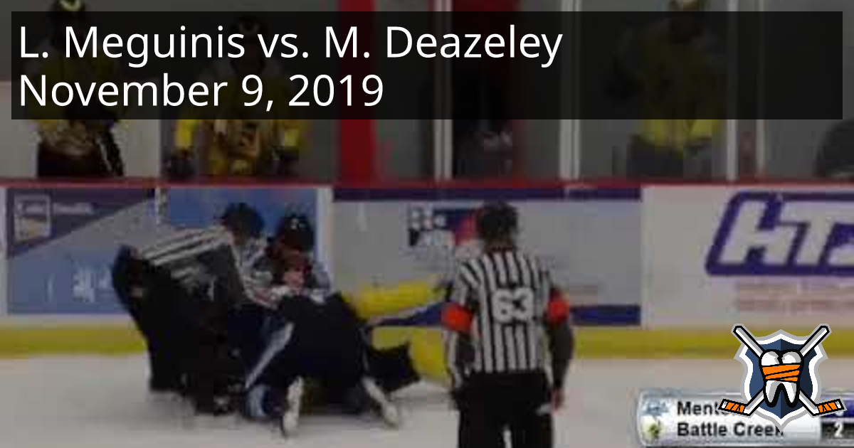 Leejay Meguinis vs. Mark Deazeley, November 9, 2019 - Battle Creek ...