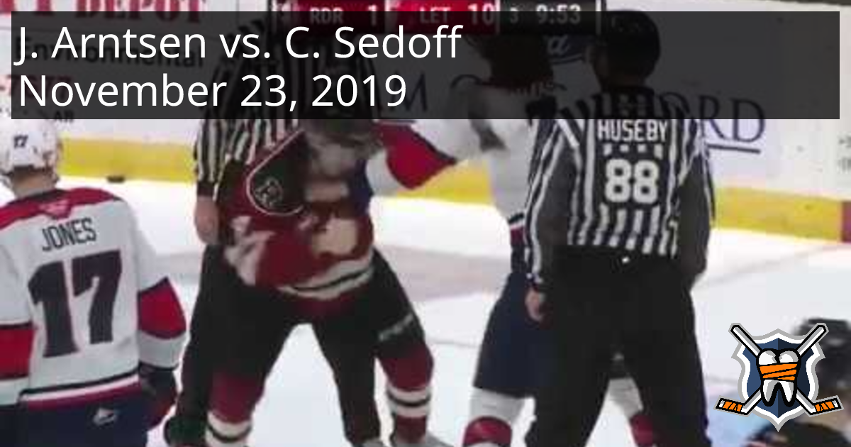 Joe Arntsen vs. Christoffer Sedoff, November 23, 2019 - Lethbridge ...