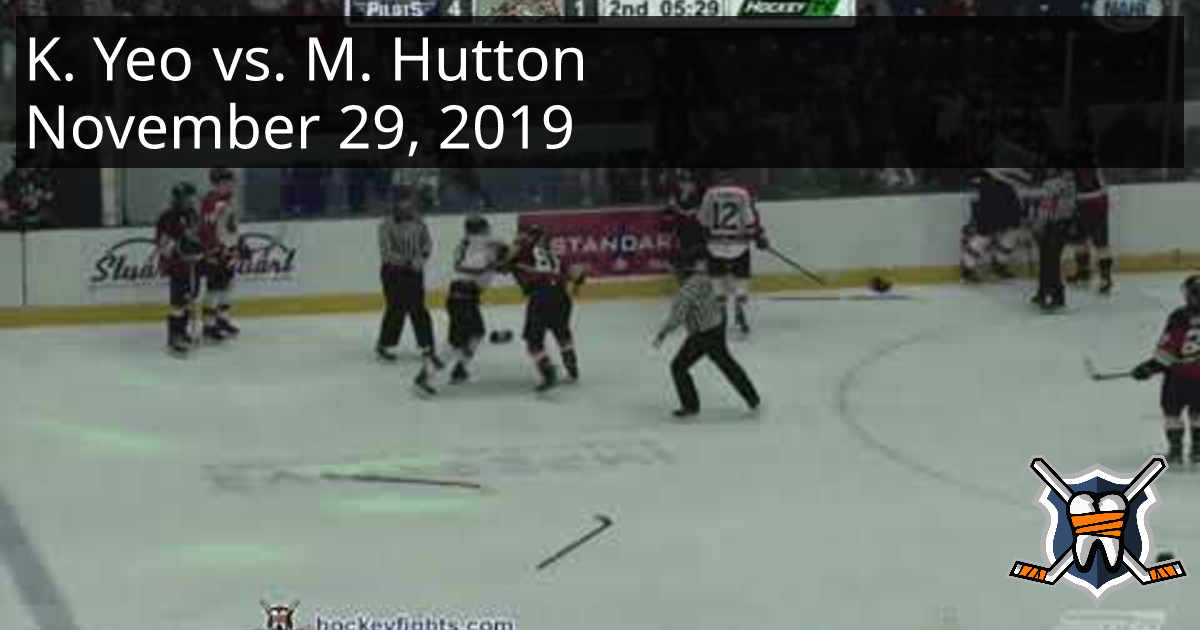 Kyler Yeo vs. Matt Hutton, November 29, 2019 - Topeka Pilots vs. Odessa ...