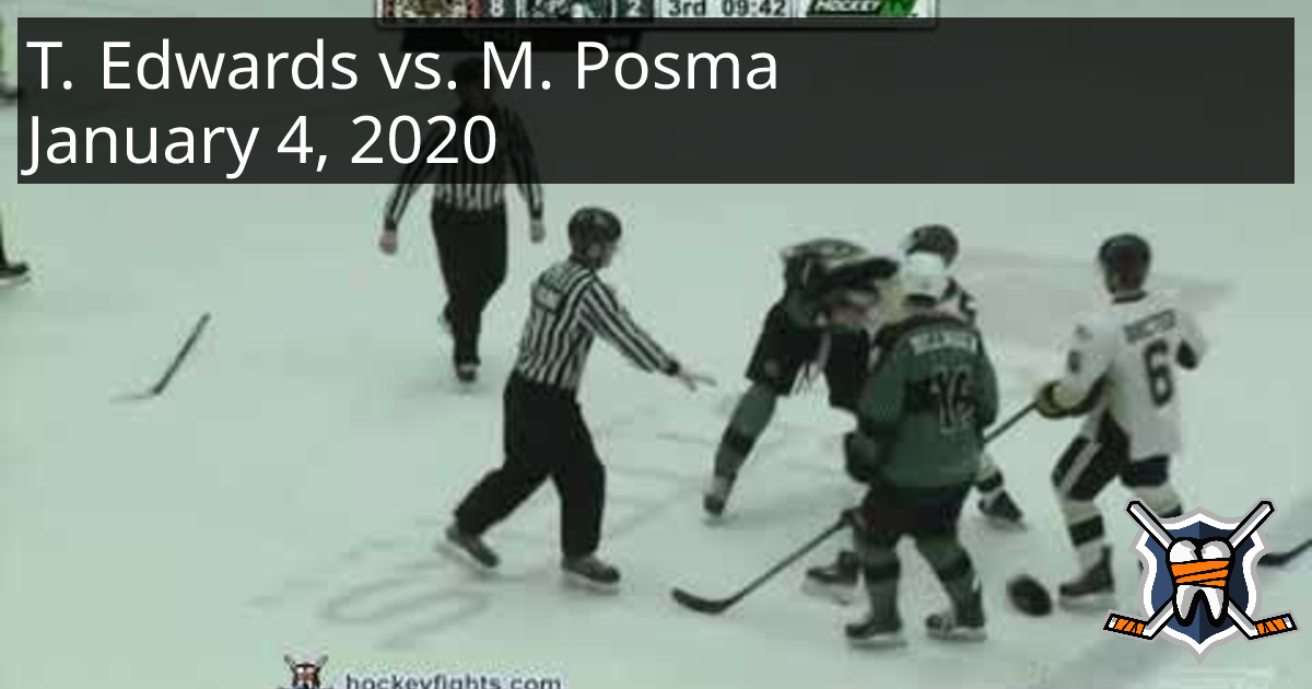 Tanner Edwards vs. Michael Posma, January 4, 2020 - Muskegon ...