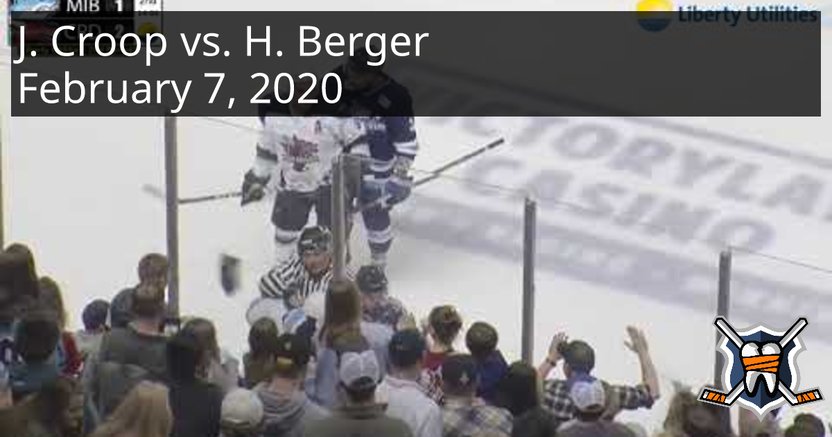 Jay Croop vs. Henry Berger, February 7, 2020 - Columbus River Dragons ...