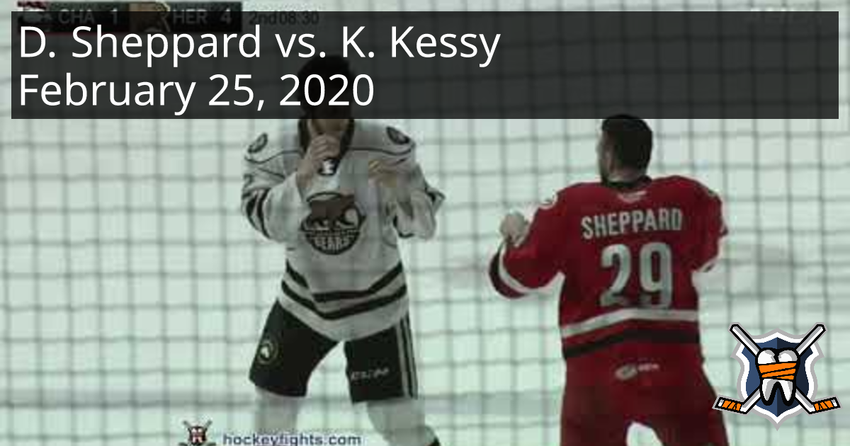 Derek Sheppard vs. Kale Kessy, February 25, 2020 - Charlotte Checkers ...