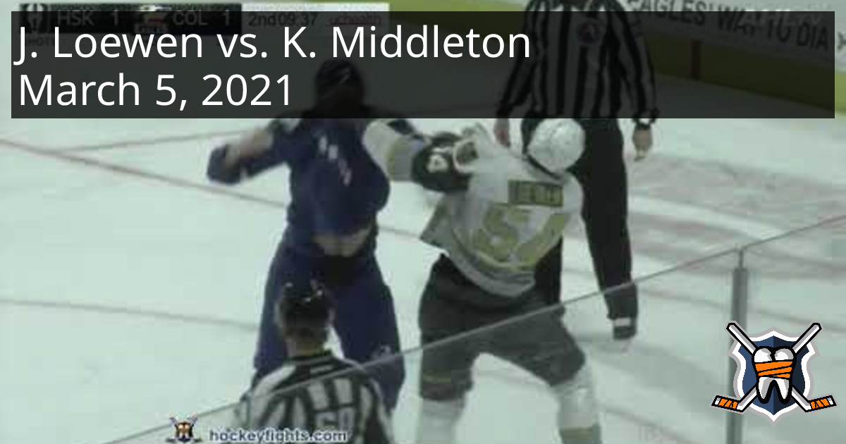 Jermaine Loewen vs. Keaton Middleton, March 5, 2021 - Henderson Silver ...