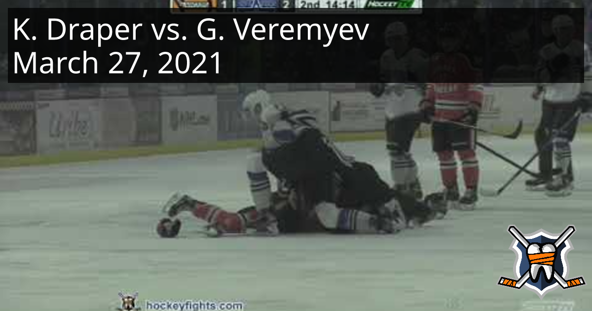 Kienan Draper vs. Gleb Veremyev, March 27, 2021 - Omaha Lancers vs ...
