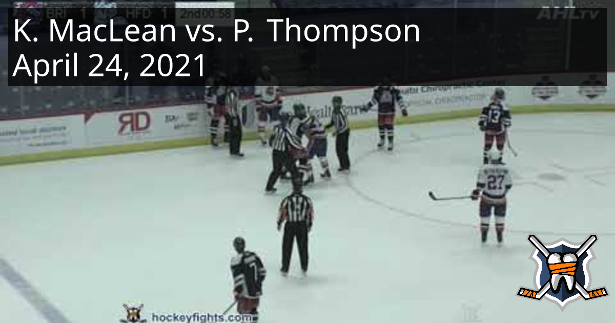 Kyle MacLean vs. Paul Thompson, April 24, 2021 - Bridgeport Sound ...