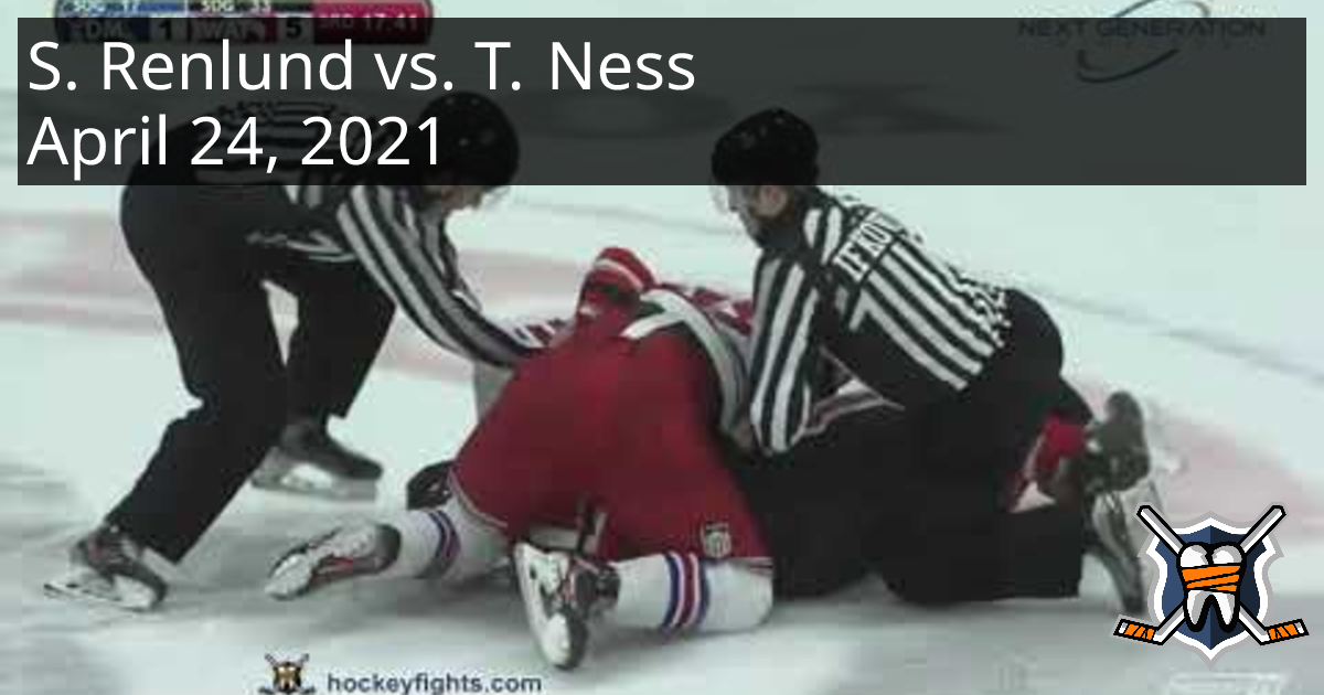 Sam Renlund vs. Tucker Ness, April 24, 2021 - Des Moines Buccaneers vs ...