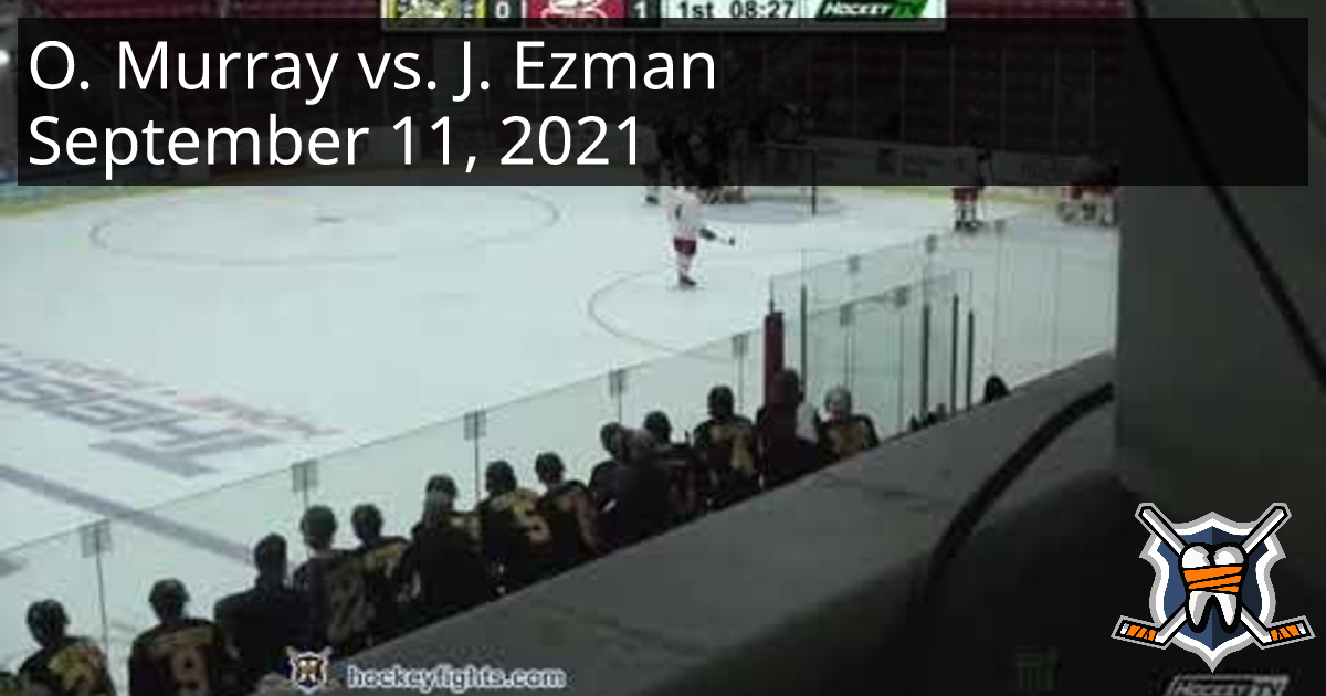 Owen Murray vs. Jaxson Ezman, September 11, 2021 - Green Bay Gamblers ...