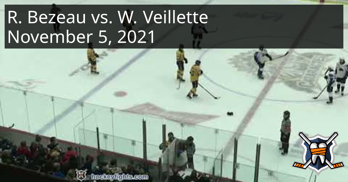 Riley Bezeau vs. William Veillette, November 5, 2021 - Saint John Sea ...