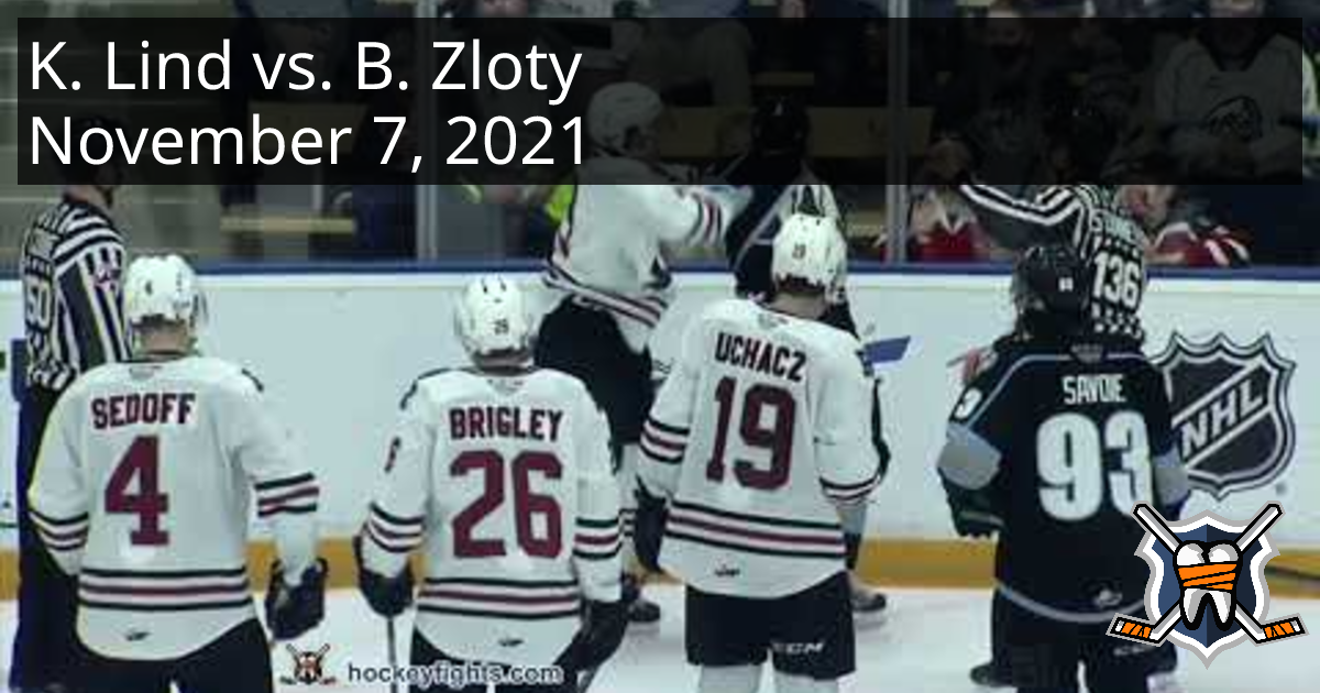 Kalan Lind vs. Benjamin Zloty, November 7, 2021 - Red Deer Rebels vs ...