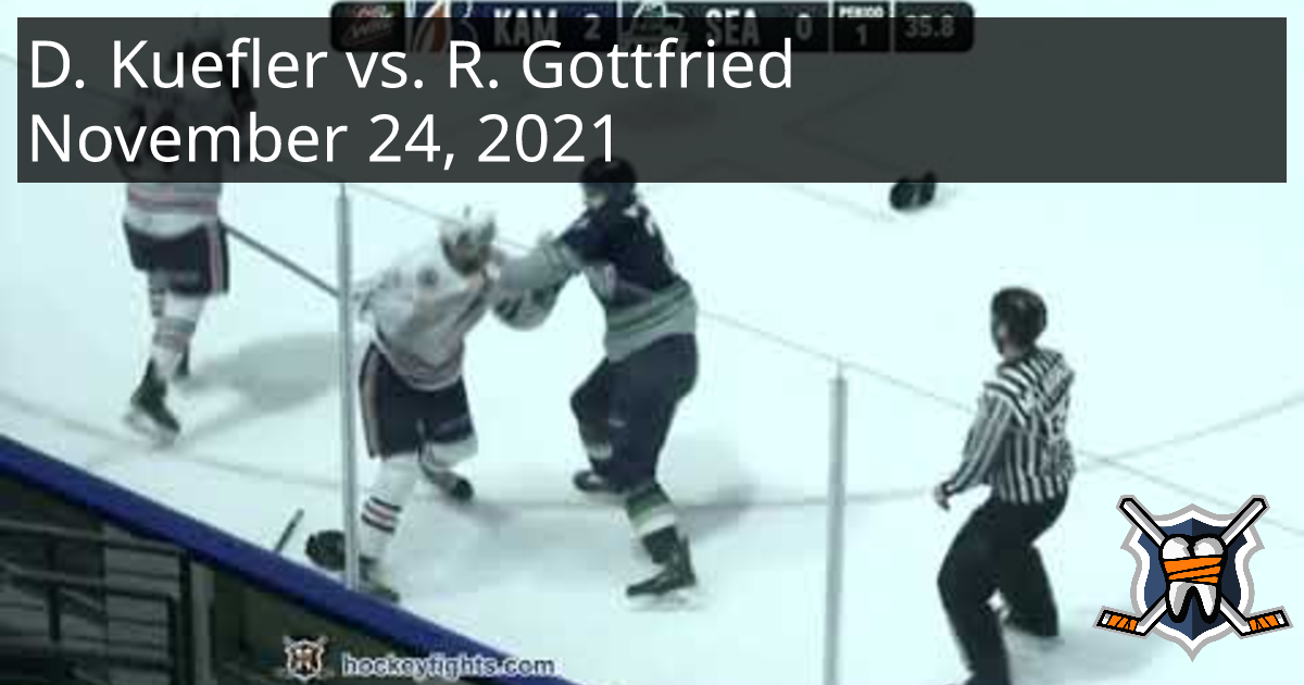 Daylan Kuefler vs. Ryan Gottfried, November 24, 2021 - Kamloops Blazers ...