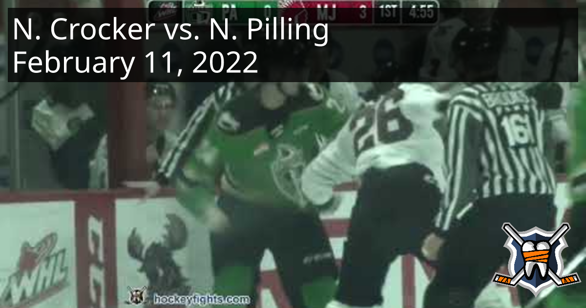 Niall Crocker vs. Nathan Pilling, February 11, 2022 - Prince Albert ...