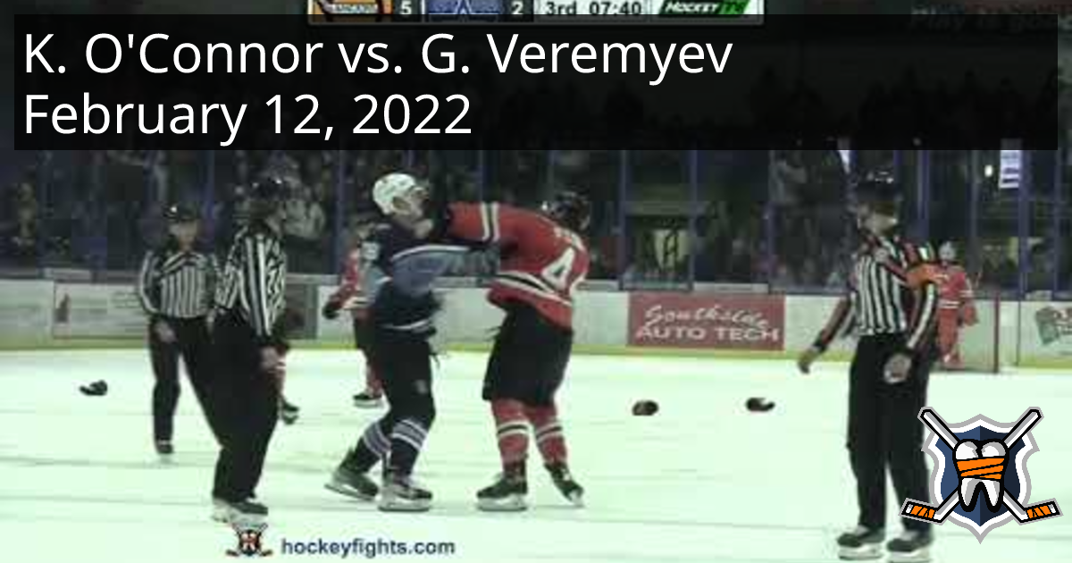 Kennedy O'Connor vs. Gleb Veremyev, February 12, 2022 - Omaha Lancers ...
