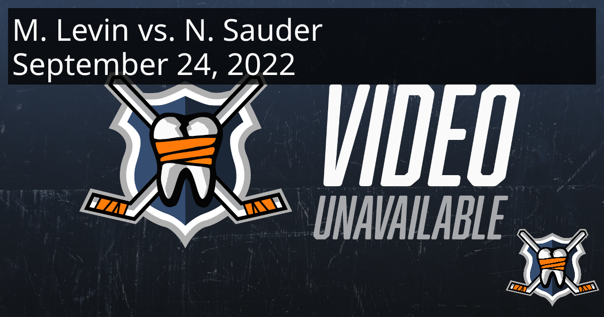Michael Levin vs. Nathan Sauder, September 24, 2022 - London Knights vs ...