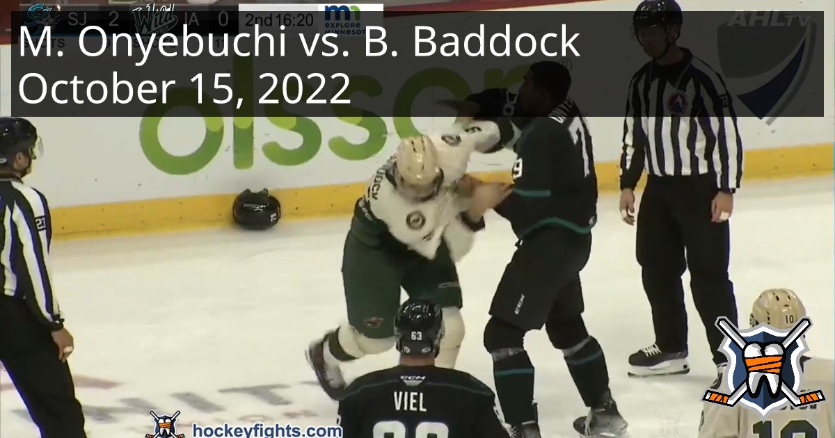 Montana Onyebuchi vs. Brandon Baddock, October 15, 2022 - San Jose ...
