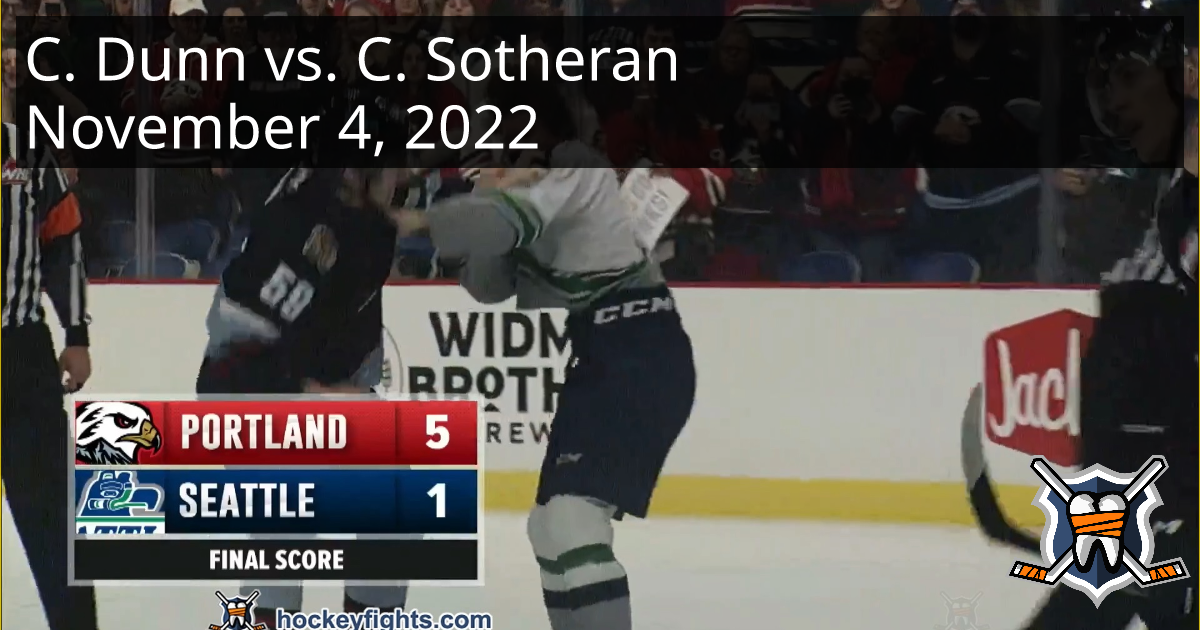 Coster Dunn vs. Carter Sotheran, November 4, 2022 - Seattle ...