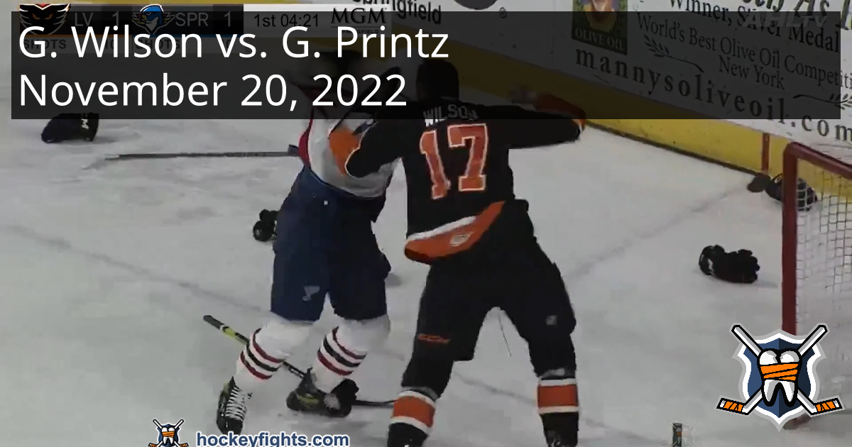 Garrett Wilson vs. Greg Printz, November 20, 2022 - Lehigh Valley ...