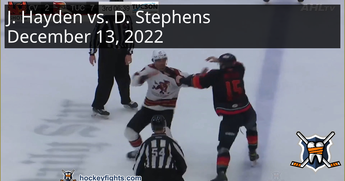 John Hayden vs. Devante Stephens, December 13, 2022 - Coachella Valley ...