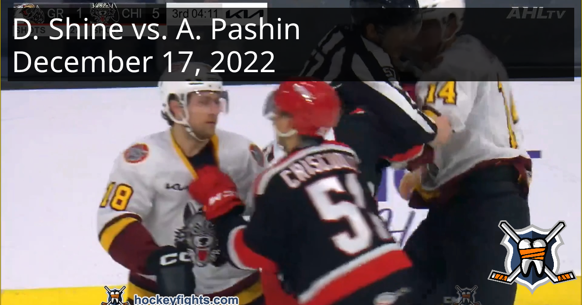Dominik Shine vs. Alexander Pashin, December 17, 2022 - Grand Rapids ...