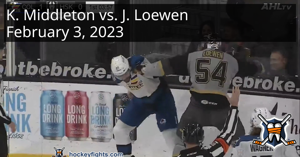Keaton Middleton vs. Jermaine Loewen, February 3, 2023 - Colorado ...