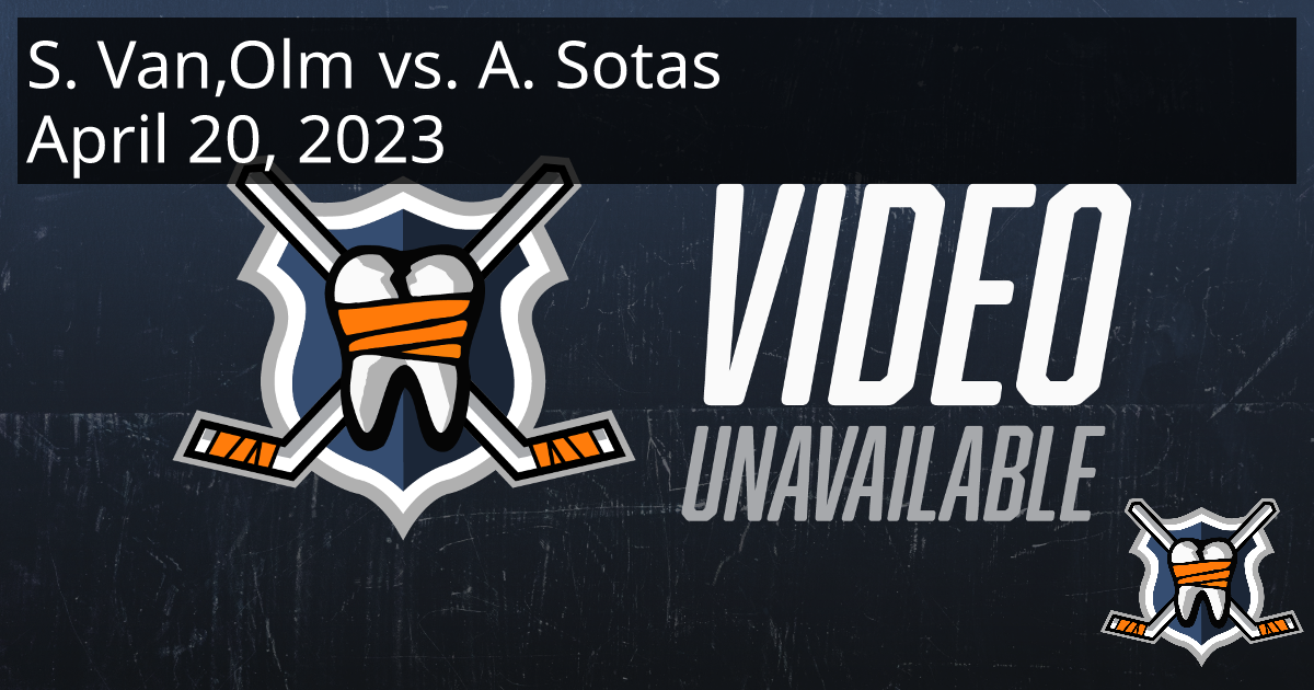 Shea Van Olm vs. Aiden Sotas, April 20, 2023 - Kamloops Blazers vs ...