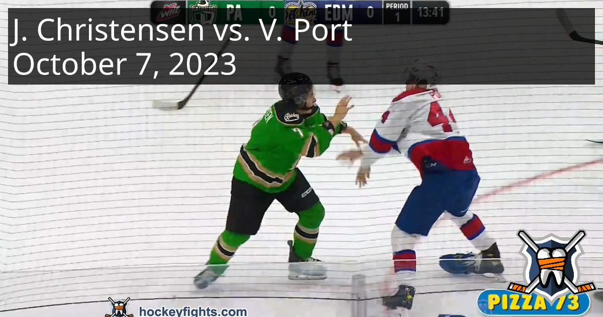Justice Christensen vs. Vojtech Port, October 7, 2023 - Prince Albert ...