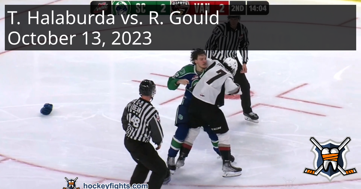 Ty Halaburda vs. Rylan Gould, October 13, 2023 - Swift Current Broncos ...