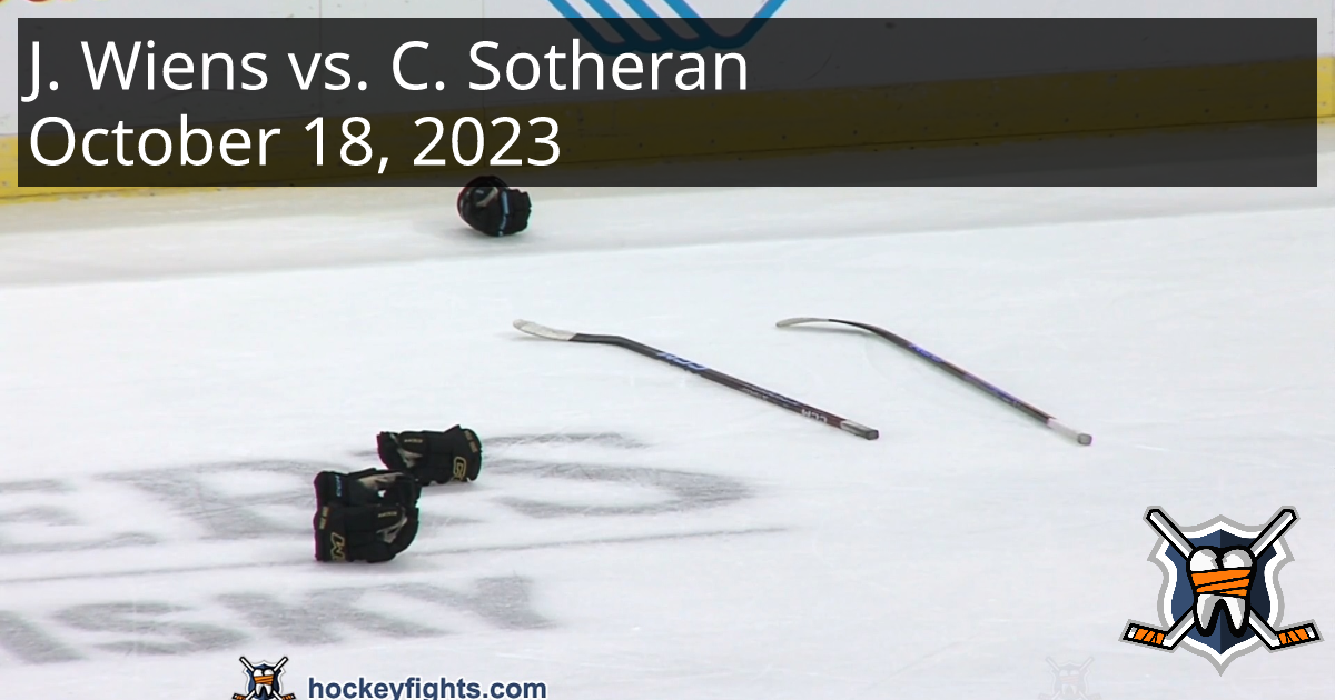 Jayden Wiens vs. Carter Sotheran, October 18, 2023 - Brandon Wheat ...