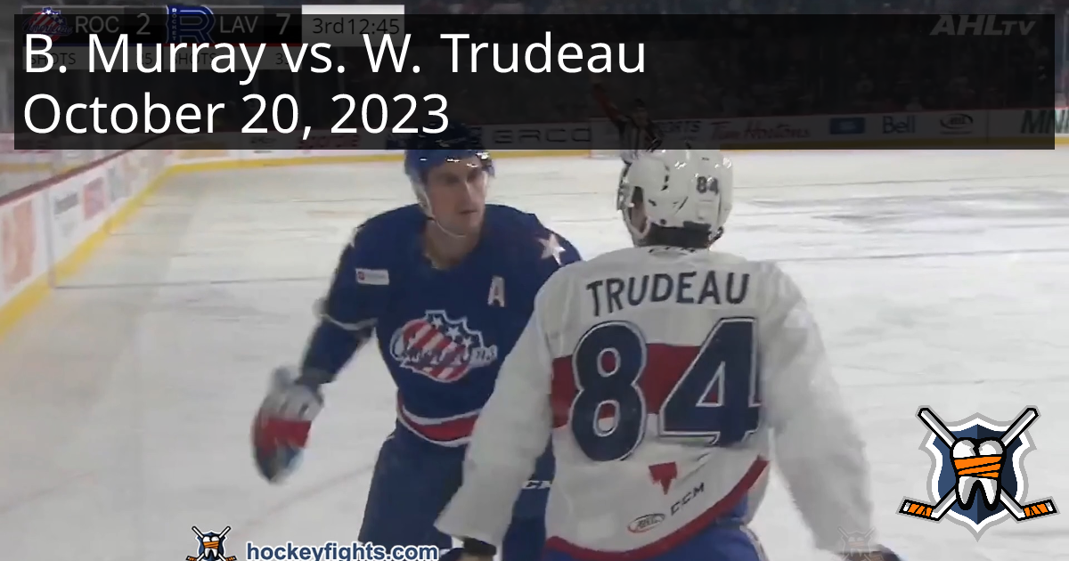 Brett Murray vs. William Trudeau, October 20, 2023 - Rochester ...