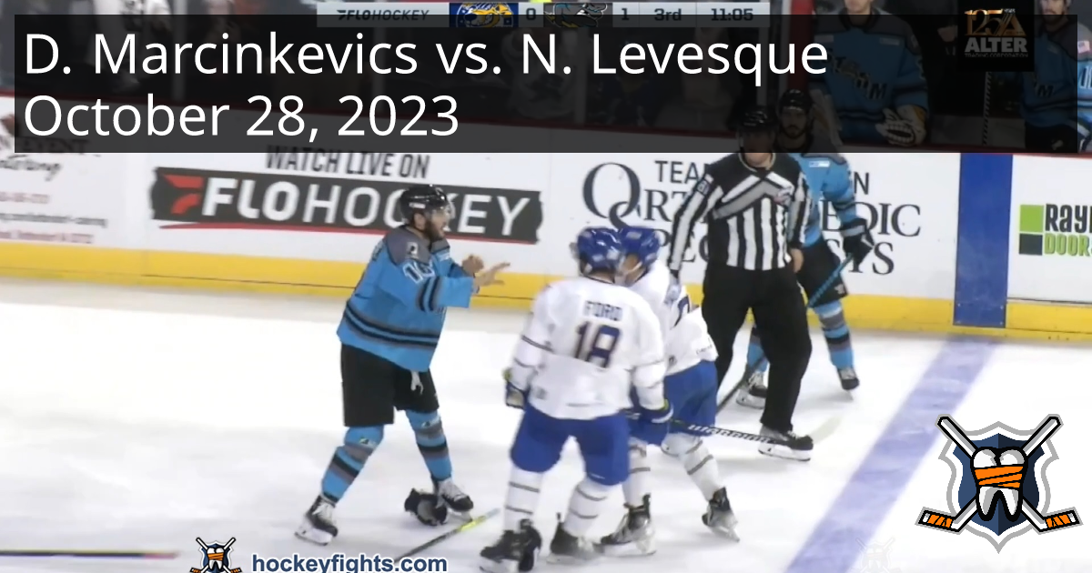 Dom Marcinkevics vs. Nicola Levesque, October 28, 2023 - Roanoke Rail ...