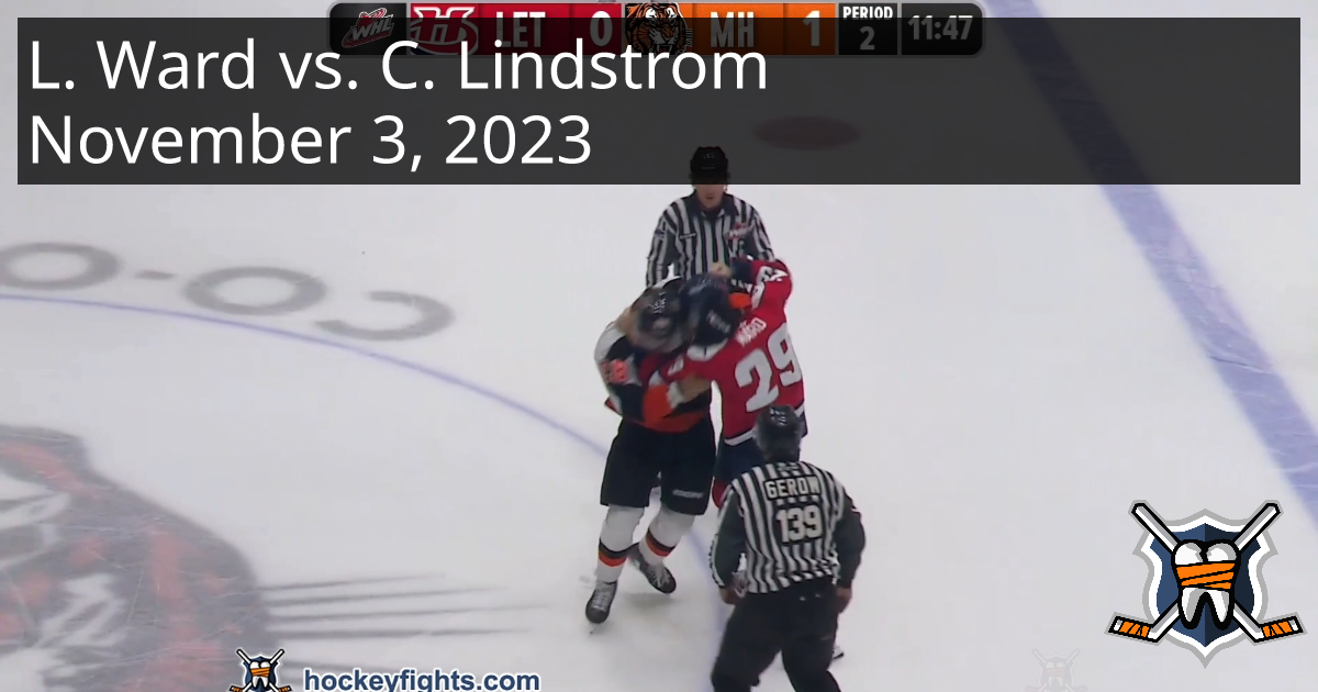 Landen Ward vs. Cayden Lindstrom, November 3, 2023 - Lethbridge ...