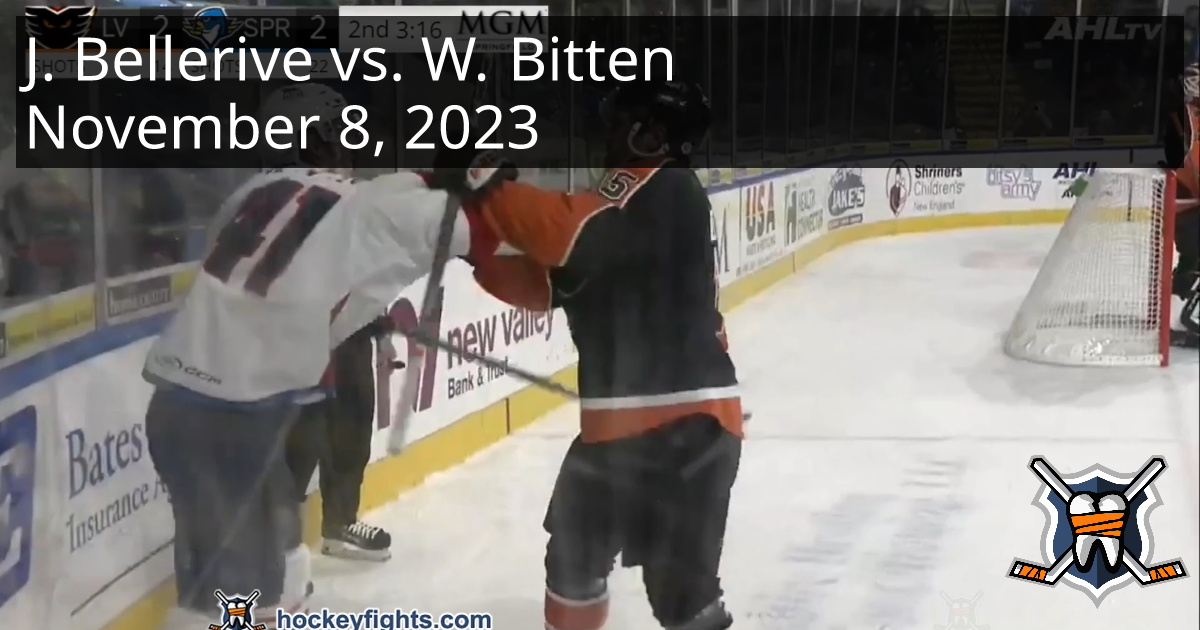 Jordy Bellerive vs. Will Bitten, November 8, 2023 - Lehigh Valley ...