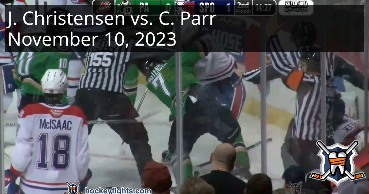 Justice Christensen vs. Cameron Parr, November 10, 2023 - Prince Albert ...