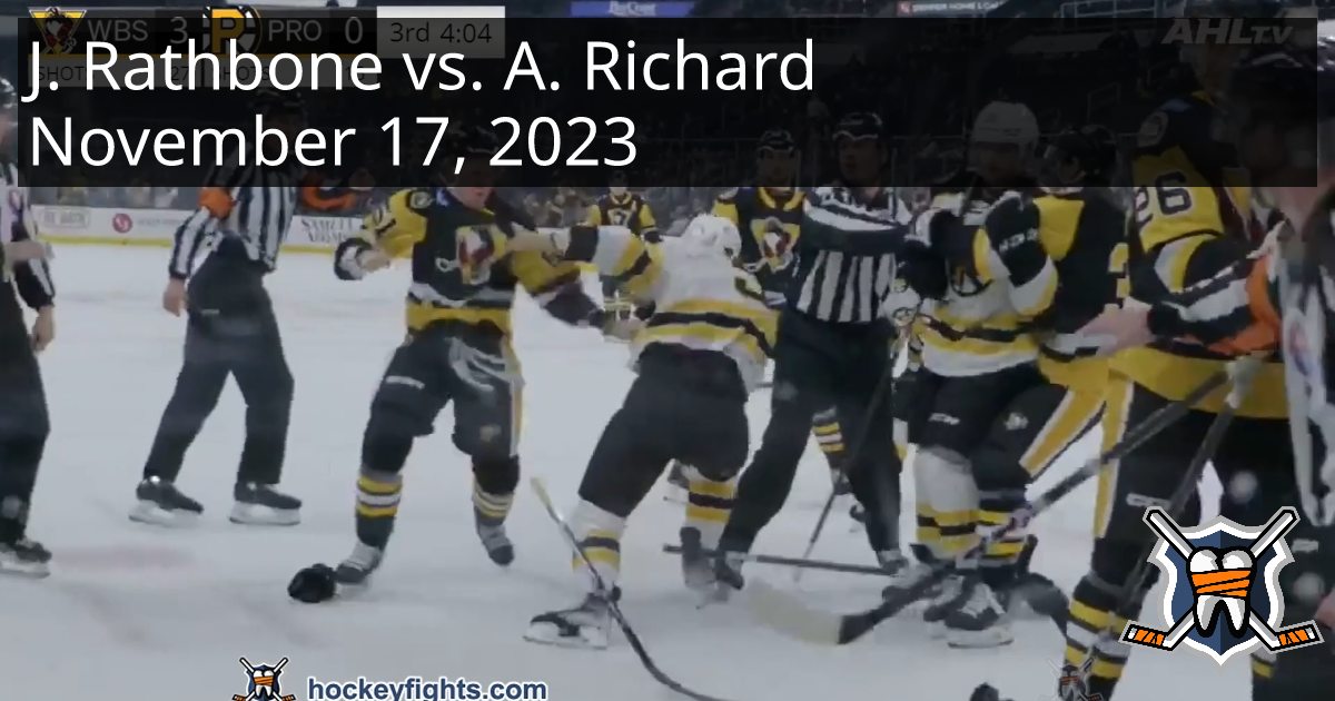 Jack Rathbone vs. Anthony Richard, November 17, 2023 - Wilkes-Barre ...