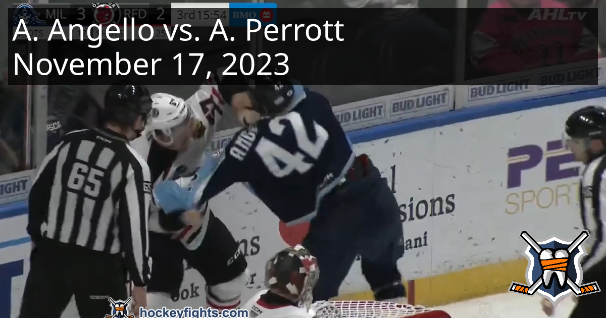 Anthony Angello vs. Andrew Perrott, November 17, 2023 - Milwaukee ...