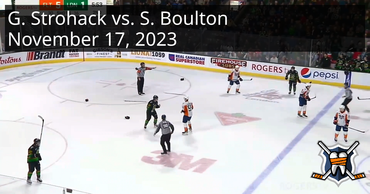 Grayden Strohack vs. Sawyer Boulton, November 17, 2023 - Flint ...