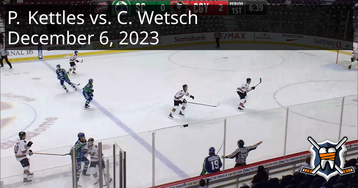 Peyton Kettles vs. Carson Wetsch, December 6, 2023 - Swift Current ...