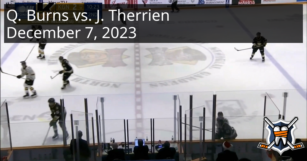 Quinton Burns vs. Jacob Therrien, December 7, 2023 - Kingston ...