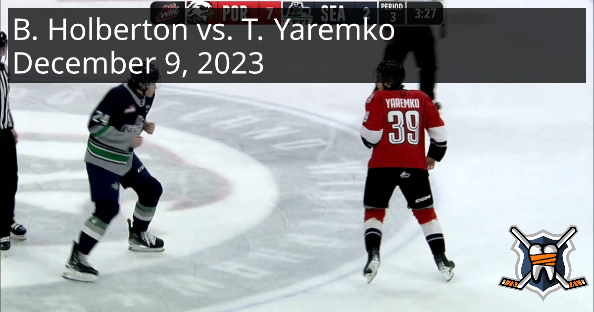Brayden Holberton vs. Tyson Yaremko, December 9, 2023 - Seattle ...